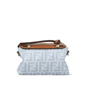 Fendi Ff Jacquard Mini Bag - Blue
