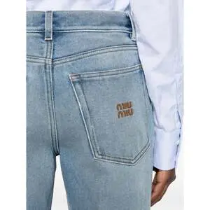Miu Miu Gwp598 S Ooo 192w Denim Jeans