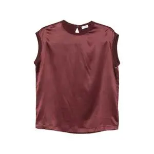 BRUNELLO CUCINELLI Brunello Cucinelli Silk Satin Top