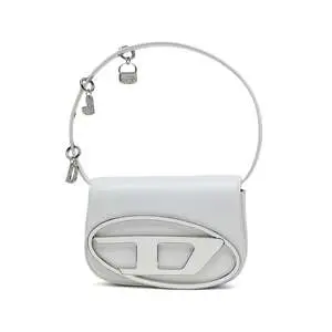 DIESEL® Leather Shoulder Bag With Oval D Hardware And Removable Charms