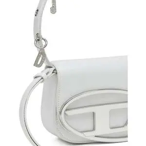 DIESEL® Leather Shoulder Bag With Oval D Hardware And Removable Charms