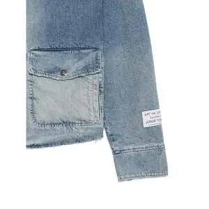 GALLERY DEPT. Denim Jacket With Distressed Finish