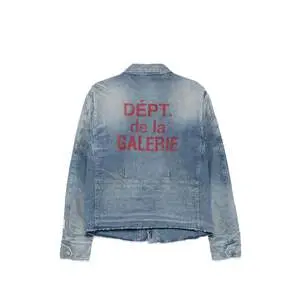 GALLERY DEPT. Denim Jacket With Distressed Finish