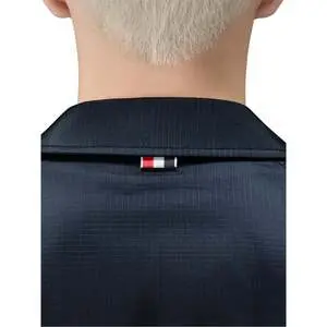 Thom Browne Sport Jacket With Signature 4-bar Stripe - Blue