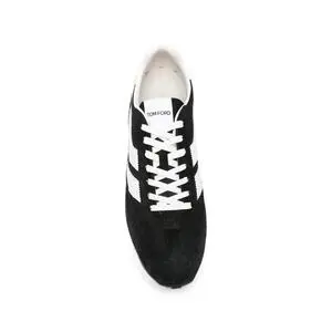 TOM FORD Lace-up Low Top Trainers - Black