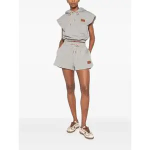 Fendi Sleeveless Cropped Hoodie - Multicolor