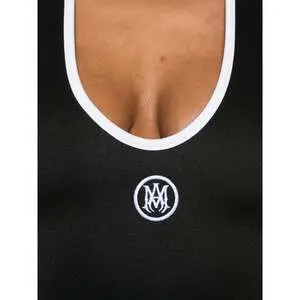 Amiri Halterneck Tank Top With Embroidered Logo