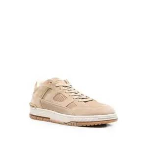 Axel Arigato Low Top Sneakers With Perforated Detailing - Cream