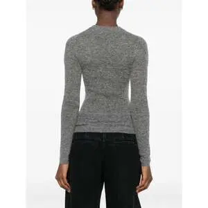 Brunello Cucinelli Open-knit Crew Neck Sweater - Gray