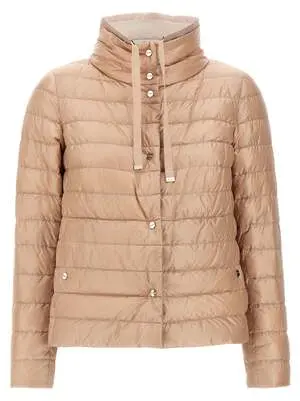 Herno Reversible Quilted Down Jacket With High Neck - Multicolor