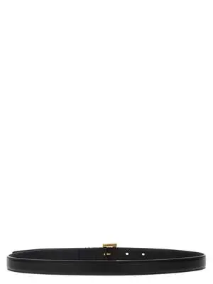 Saint Laurent Cassandre Belt - Black
