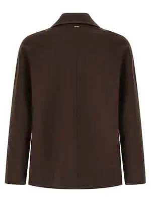 Herno Cool Wool Jacket With Shirt Collar