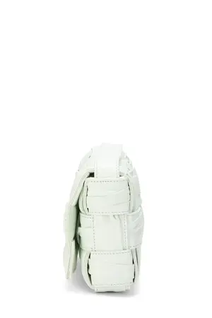 Bottega Veneta Maxi Intrecciato Plisse Cassette Bag - Green