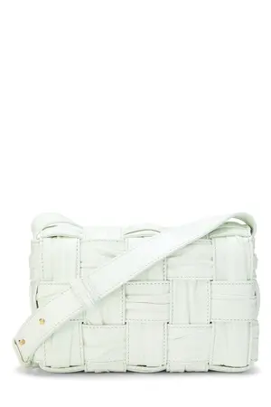 Bottega Veneta Maxi Intrecciato Plisse Cassette Bag - Green