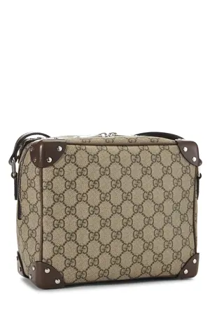 Gucci Gg Supreme Studded Shoulder Bag