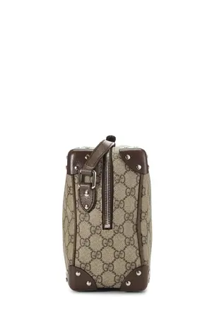 Gucci Gg Supreme Studded Shoulder Bag