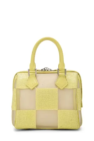 LOUIS VUITTON Damier Optic Mesh Speedy Cube Bag