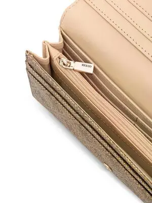 Guess Laurel Monogram-print Logo-plaque Wallet