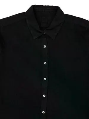 120% Lino Long-sleeve Button-down Linen Shirt