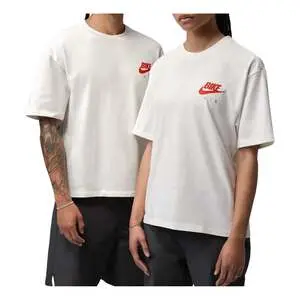 JORDAN X Nigel Sylvester Bike Air T-shirt 'white Red - White/red