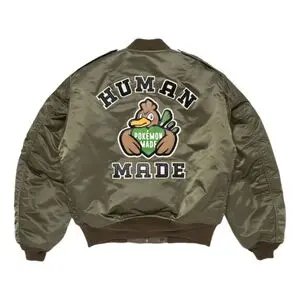 HUMAN MADE X Pokemon Made Padded Blouson Jacket - Olivedrab
