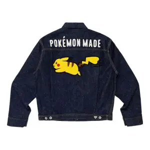 HUMAN MADE X Pokemon Made Denim Jacket - Indigo