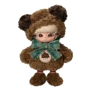POP MART Dimoo Tiny Puppy 1/8 Action Figure Toasty Snug - Multi-color