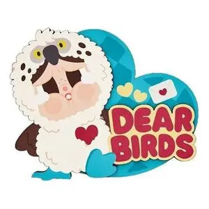 POP MART Dear Birds Series Fridge Magnet 'shall We Dance - Multi-color
