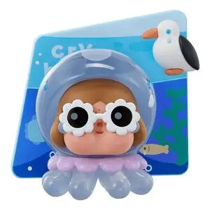 POP MART Crybaby Cry Me An Ocean Series Fridge Magnet 'the Jellyfish - Multi-color