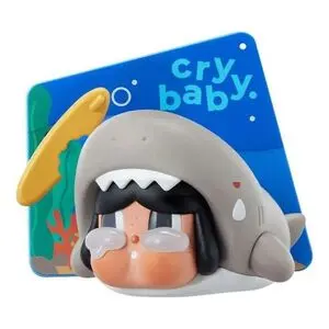POP MART Crybaby Cry Me An Ocean Series Fridge Magnet 'the Shark - Multi-color