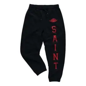 JORDAN X Saint Mxxxxxx Fleece Pant - Black