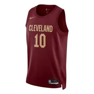 Nike Dri-fit Nba Darius Garland Cleveland Cavaliers Icon Edition Swingman Jersey - Team Red