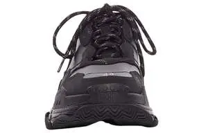 Balenciaga Triple S Allover Logo Sneakers - Black
