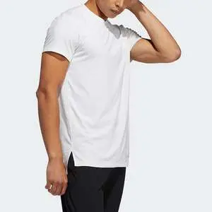 Adidas Stu Tech Tee Casual Sports Running Short Sleeve - White