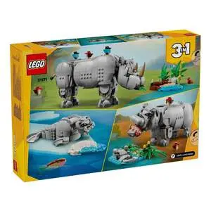 Lego Majestic Rhino With Birds - Multi-color
