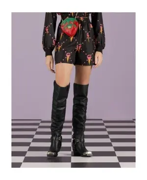 Gucci Silk Ice Cream Print Shorts