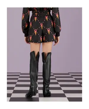 Gucci Silk Ice Cream Print Shorts
