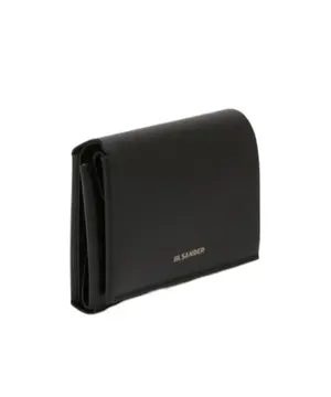 JIL SANDER Logo-embossed Tri-fold Wallet