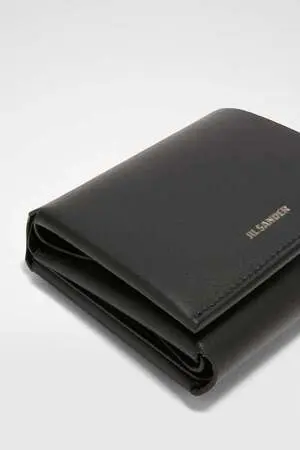 JIL SANDER Logo-embossed Tri-fold Wallet