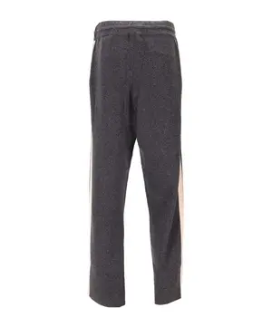 Palm Angels Logo Stripe Knit Trousers