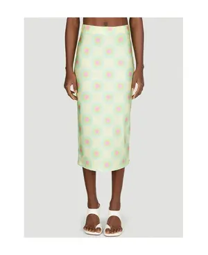 Sportmax Pattern Printed Maxi Skirt