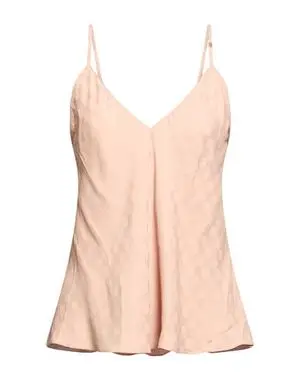 Amiri Viscose Jacquard Logo Embellished V-neck Camisole