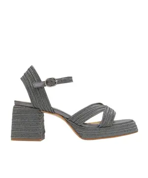 CastaÑer Vallita 142 Platform Heeled Sandals - Plum