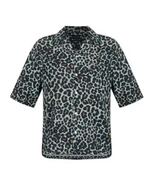 ALLSAINTS Silesia Leo Camp Collar Shirt - Black
