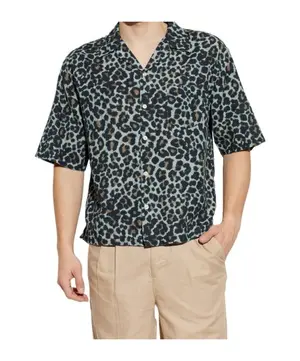 ALLSAINTS Silesia Leo Camp Collar Shirt