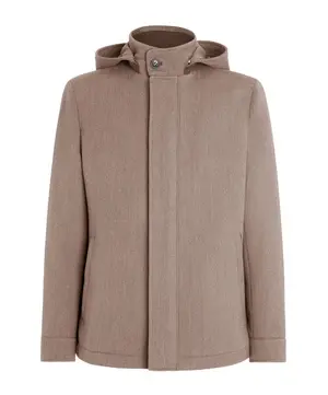 Zegna Concealed-fastening Hooded Jacket