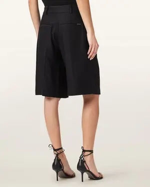 ALLSAINTS Charley Relaxed Fit Pleated Shorts