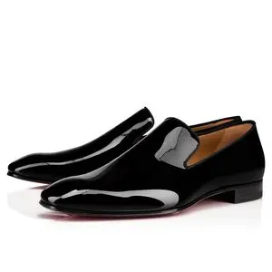 CHRISTIAN LOUBOUTIN Dandelion Patent Leather Loafers