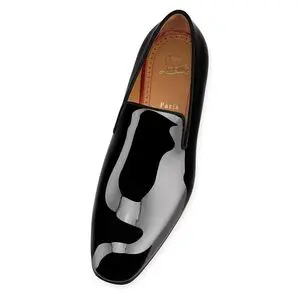CHRISTIAN LOUBOUTIN Dandelion Patent Leather Loafers