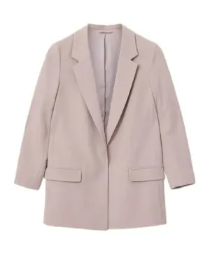 ALLSAINTS Aleida Long Blazer - Purple